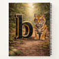Jungle Alphabet Letter B Tiger Education Notebook | Zazzle