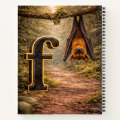 Jungle Alphabet Letter F Fruit Bat Educational Notebook | Zazzle