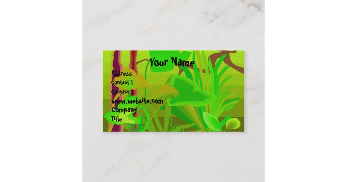 Jungle Business Card | Zazzle