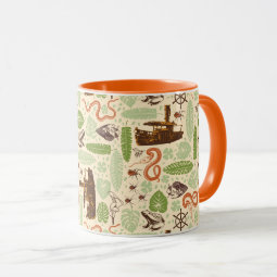 Jungle Cruise Pattern Mug | Zazzle