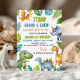 Jungle Dinosaurs Birthday Invitation | Zazzle