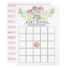 Jungle Elephant BINGO Baby Shower Game Invitation | Zazzle.com