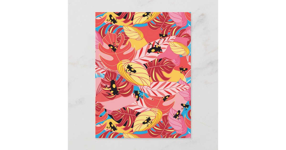 Jungle Frogs Postcard | Zazzle