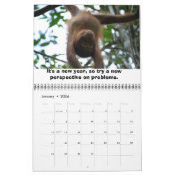 Jungle Lessons Wild Animal calendar | Zazzle
