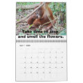 Jungle Lessons Wild Animal calendar | Zazzle