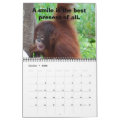 Jungle Lessons Wild Animal calendar | Zazzle