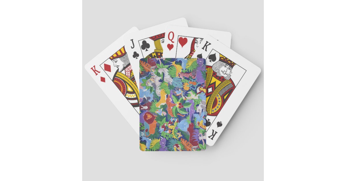Jungle Poker Cards | Zazzle