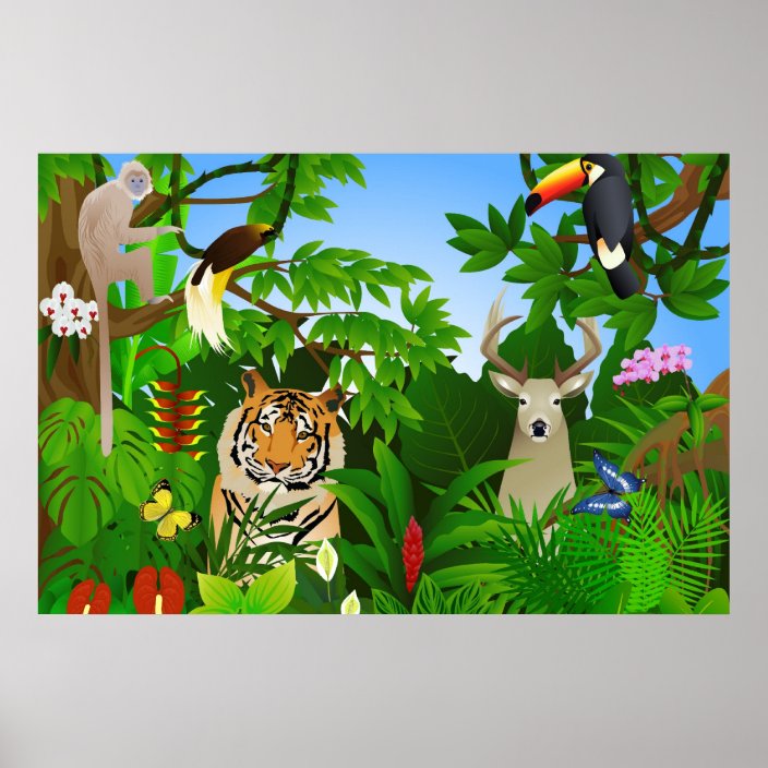 Jungle Poster | Zazzle.com