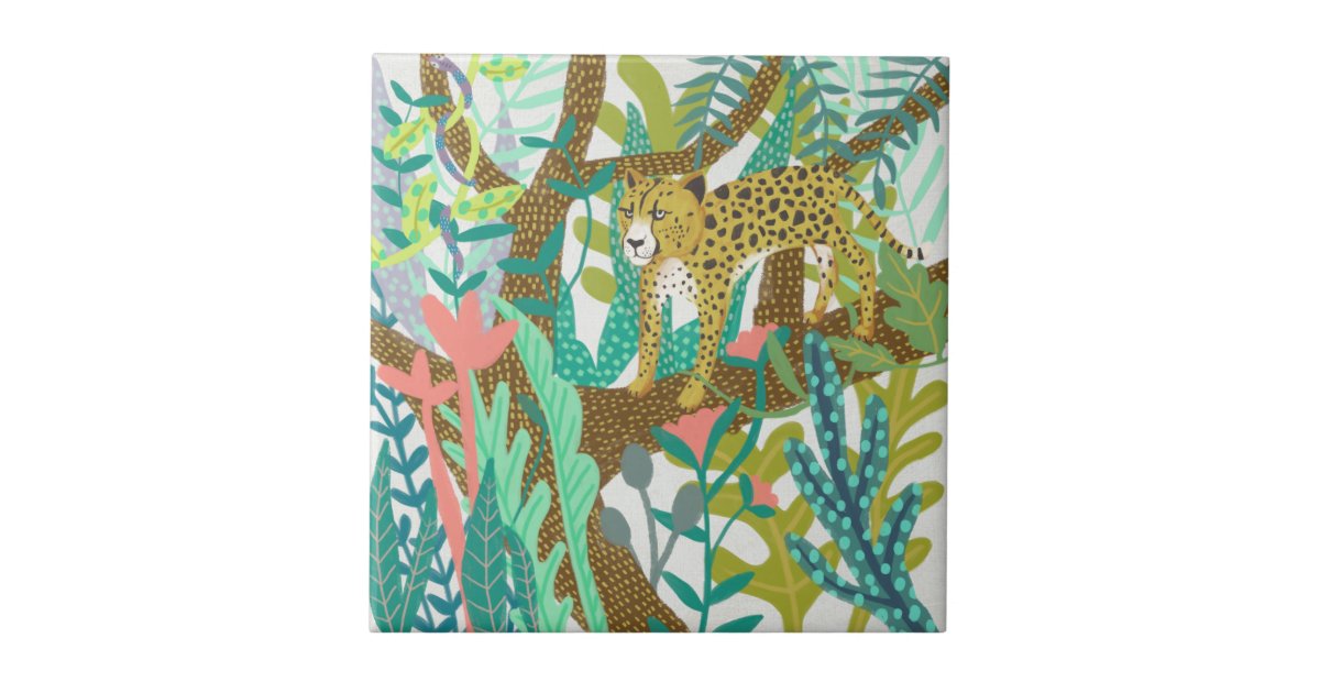 Jungle Roar - Cheetah Ceramic Tile | Zazzle