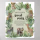 Jungle Safari Animals Guess The Sweet Mess game Poster | Zazzle