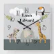 Jungle Safari Animals Nursery Wall Clock | Zazzle