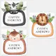 Jungle Safari Animals School Daycare Labels | Zazzle