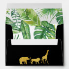 Safari Envelope Elegant Tropical Zoo Jungle Wild | Zazzle.com