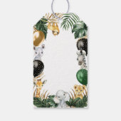 Jungle Safari Birthday Party Favor Thank You Theme Gift Tags | Zazzle