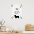 Jungle Safari Lion Animal Party Guessing Game Poster | Zazzle