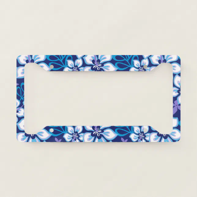 JUNGLE SURF (BLUE COMBO) LICENSE PLATE FRAME | Zazzle