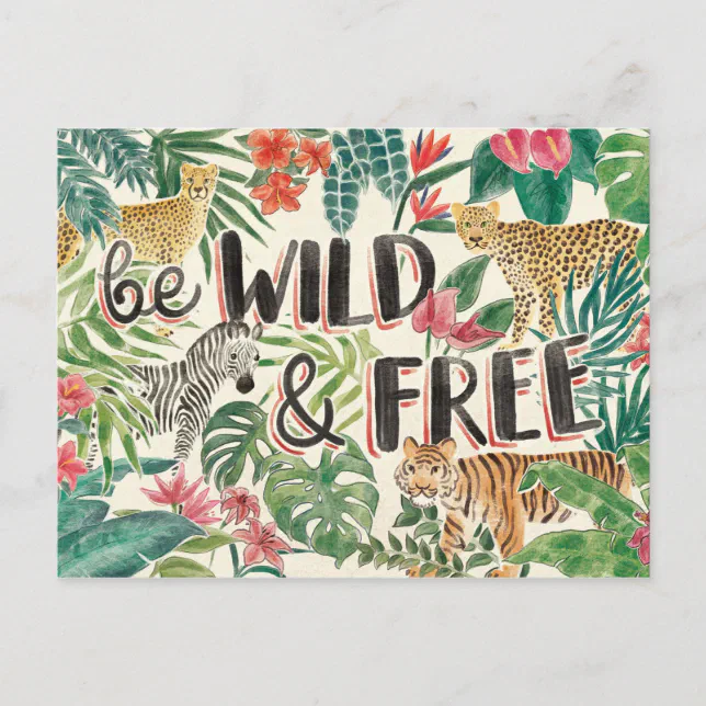 Jungle Vibes Postcard | Zazzle