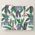 Jungle Zebra Elephant Giraffe Safari Animals File Folder | Zazzle