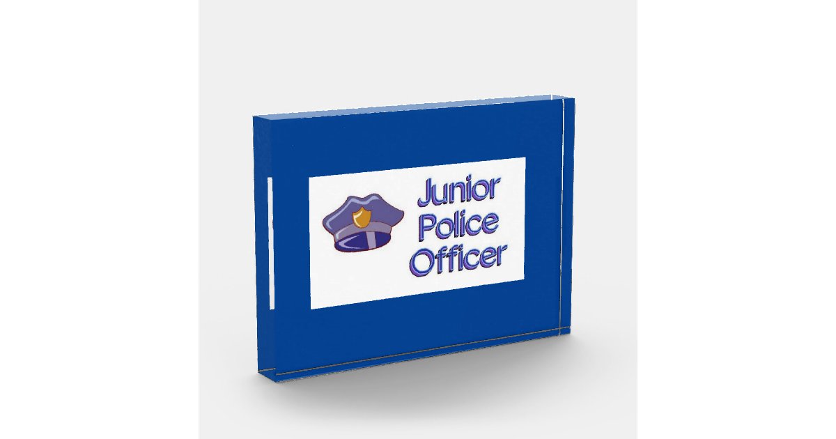 Junior Police Officer Award | Zazzle