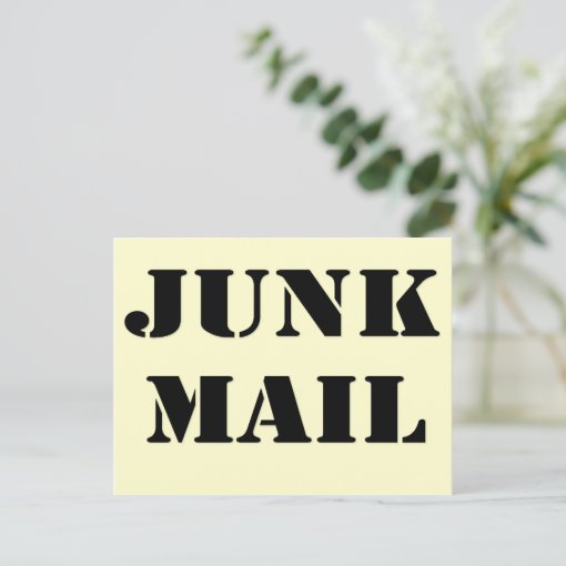 Junk Mail, Post and Greeting Card | Zazzle