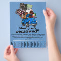 Junk or Garbage Removal Business promo flyer templ | Zazzle