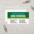 Junk Removal Business Card | Zazzle