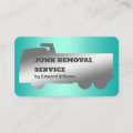 Junk Removal Dump Truck Business Card | Zazzle