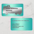 Junk Removal Dump Truck Business Card | Zazzle