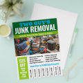 Junk Removal Phone Number Flyer | Zazzle