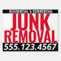 Junk Removal Sign | Zazzle