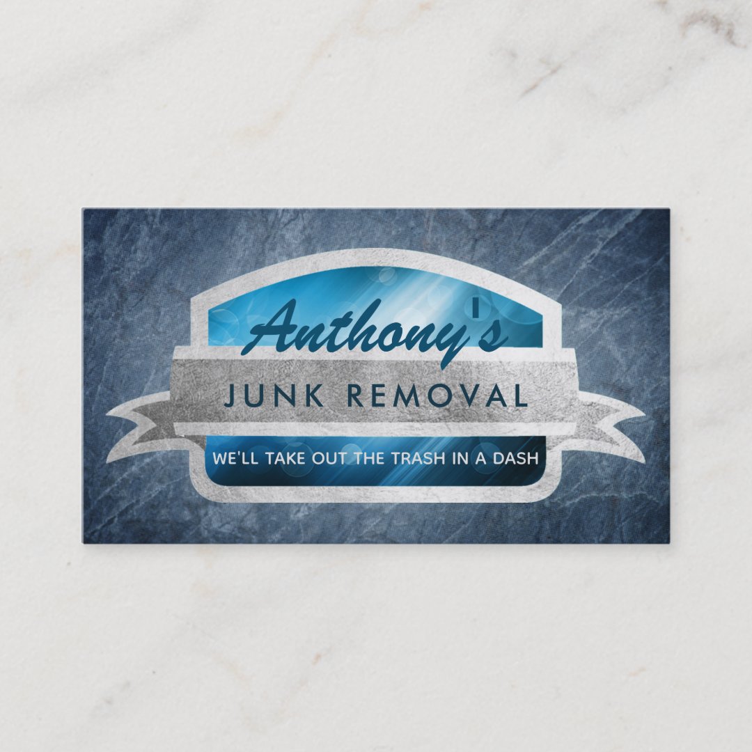 Junk Removal Slogans Business Cards | Zazzle