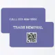 Junk Removal Trash Recycling QR Code Business Card | Zazzle