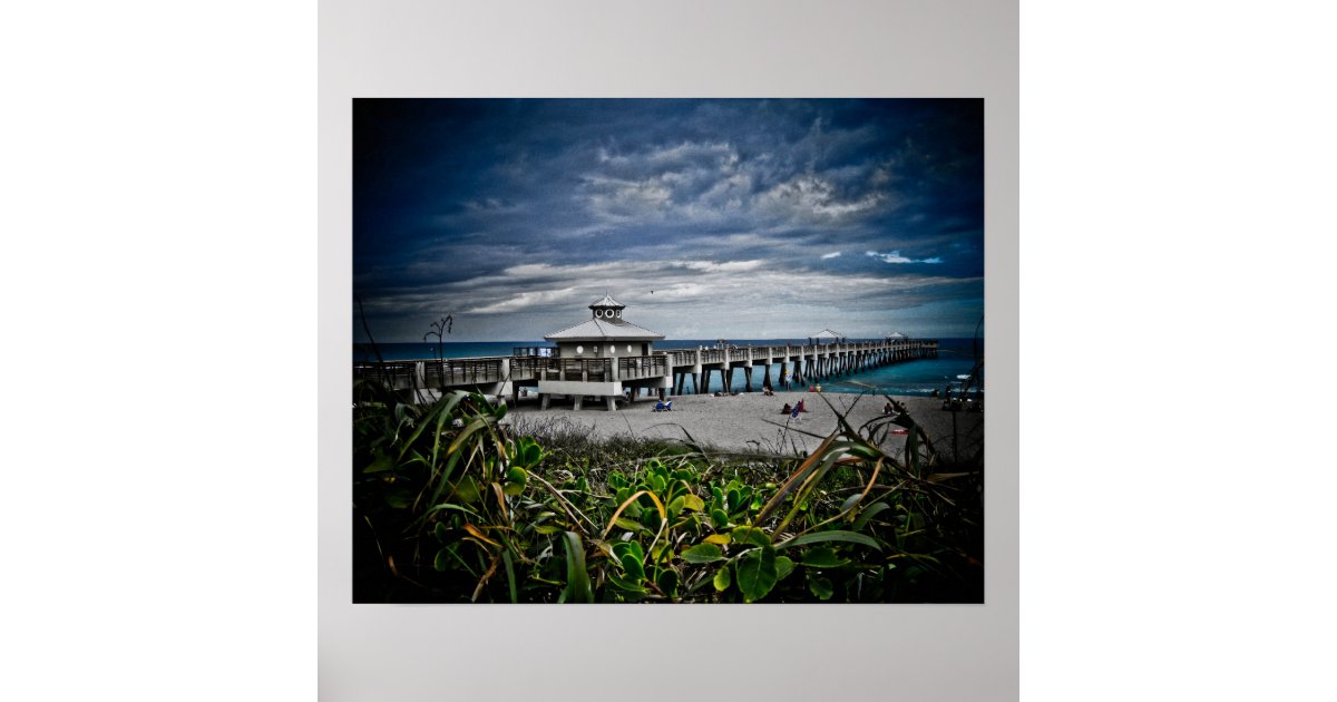 Juno Beach Pier Poster | Zazzle