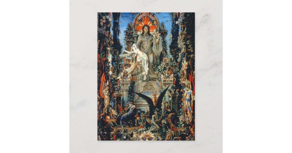 Jupiter and Semele, 1894-95 (oil on canvas) Postcard | Zazzle