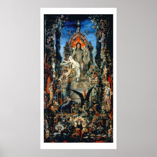 Jupiter and Semele, 1894-95 (oil on canvas) Poster | Zazzle.com
