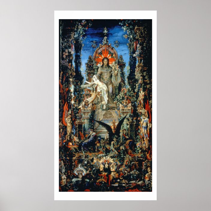 Jupiter and Semele, 1894-95 (oil on canvas) Poster | Zazzle.com