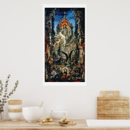 Jupiter and Semele, 1894-95 (oil on canvas) Poster | Zazzle