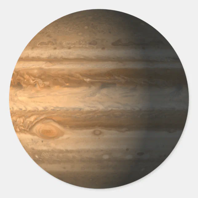Jupiter Classic Round Sticker | Zazzle