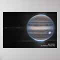 Jupiter in Infrared, James Webb Space Telescope Poster | Zazzle