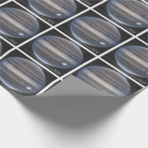 Jupiter in Infrared, James Webb Space Telescope Wrapping Paper | Zazzle