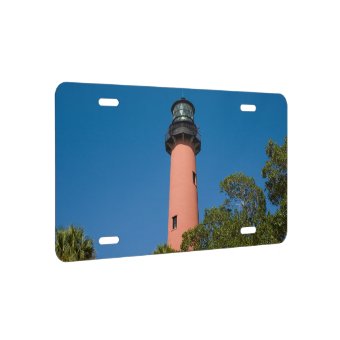 Jupiter Inlet Light License Plate | Zazzle