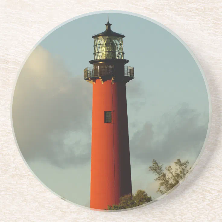Jupiter Inlet Lighthouse Coaster | Zazzle