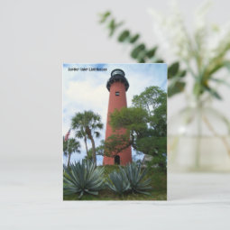 Jupiter Inlet Lighthouse & Museum Jupiter Florida Postcard | Zazzle