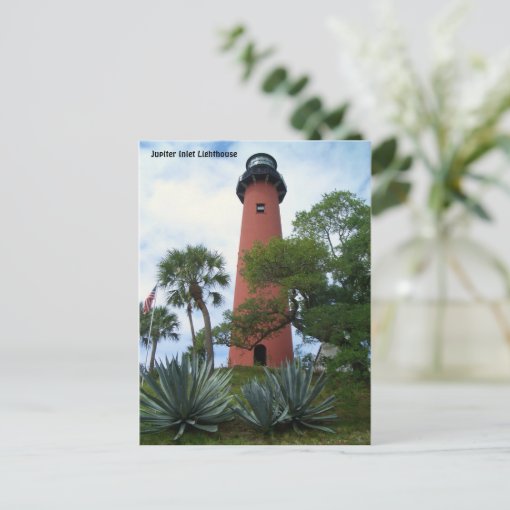 Jupiter Inlet Lighthouse & Museum Jupiter Florida Postcard | Zazzle