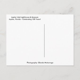 Jupiter Inlet Lighthouse & Museum Jupiter Florida Postcard | Zazzle
