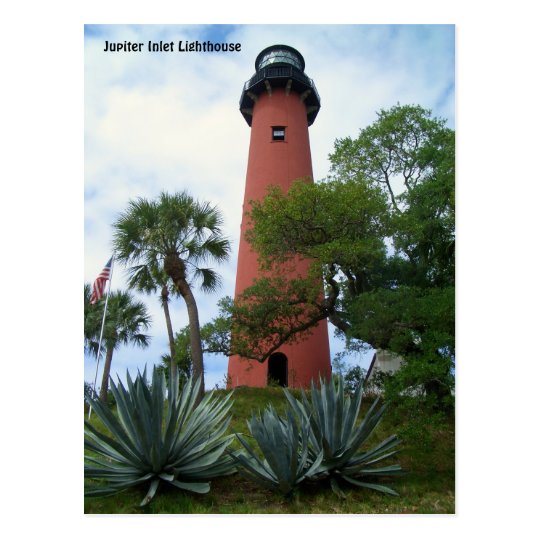 Jupiter Inlet Lighthouse & Museum Jupiter Florida Postcard | Zazzle.com