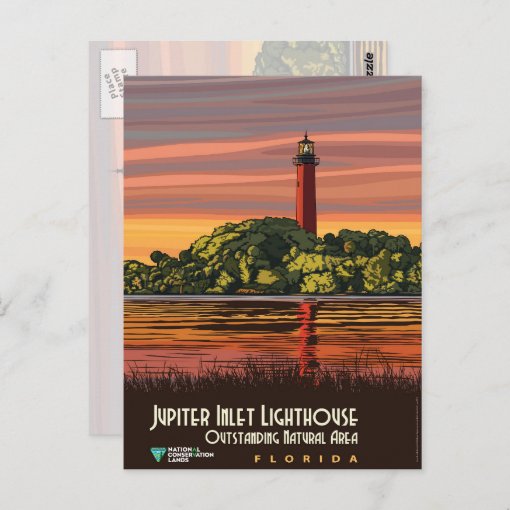Jupiter Inlet Lighthouse Postcard | Zazzle