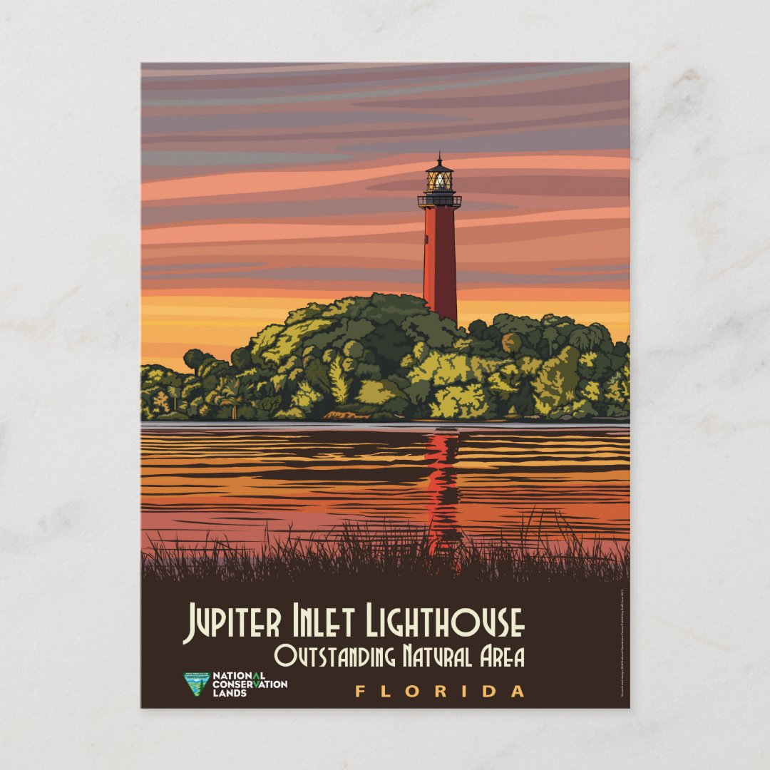Jupiter Inlet Lighthouse Postcard | Zazzle