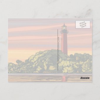 Jupiter Inlet Lighthouse Postcard | Zazzle