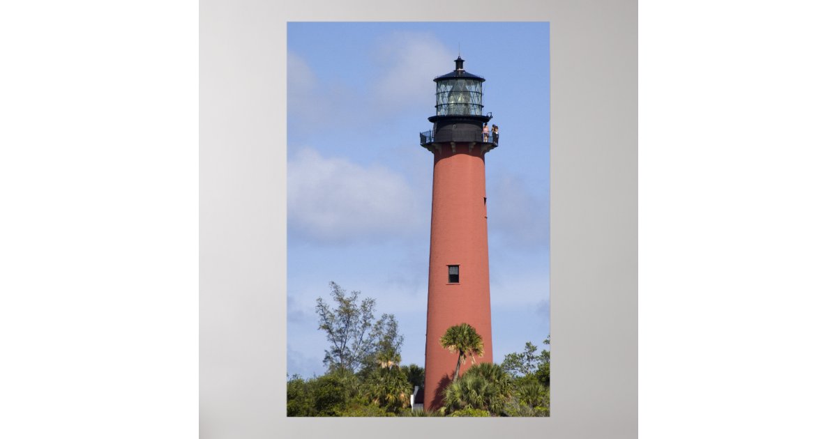 Jupiter Lighthouse Poster | Zazzle